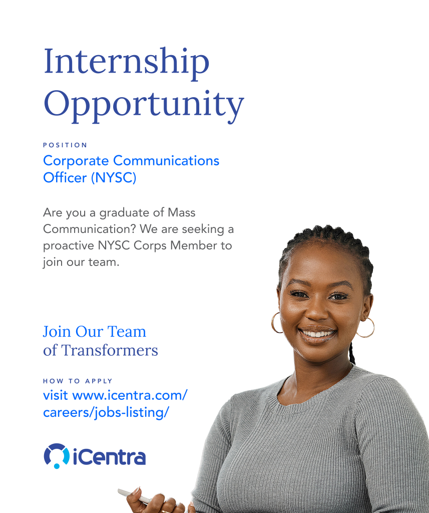 Corporate Communications Officer (NYSC) - iCentra